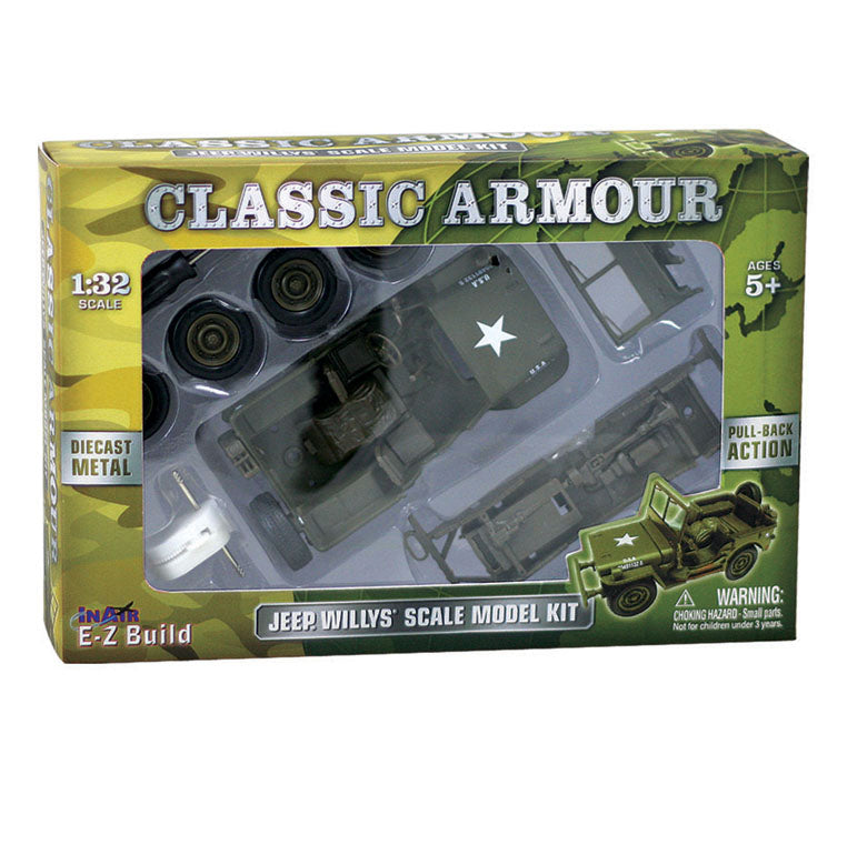 Classic Armour Diecast Willys Jeep Model Kit – MightyToy
