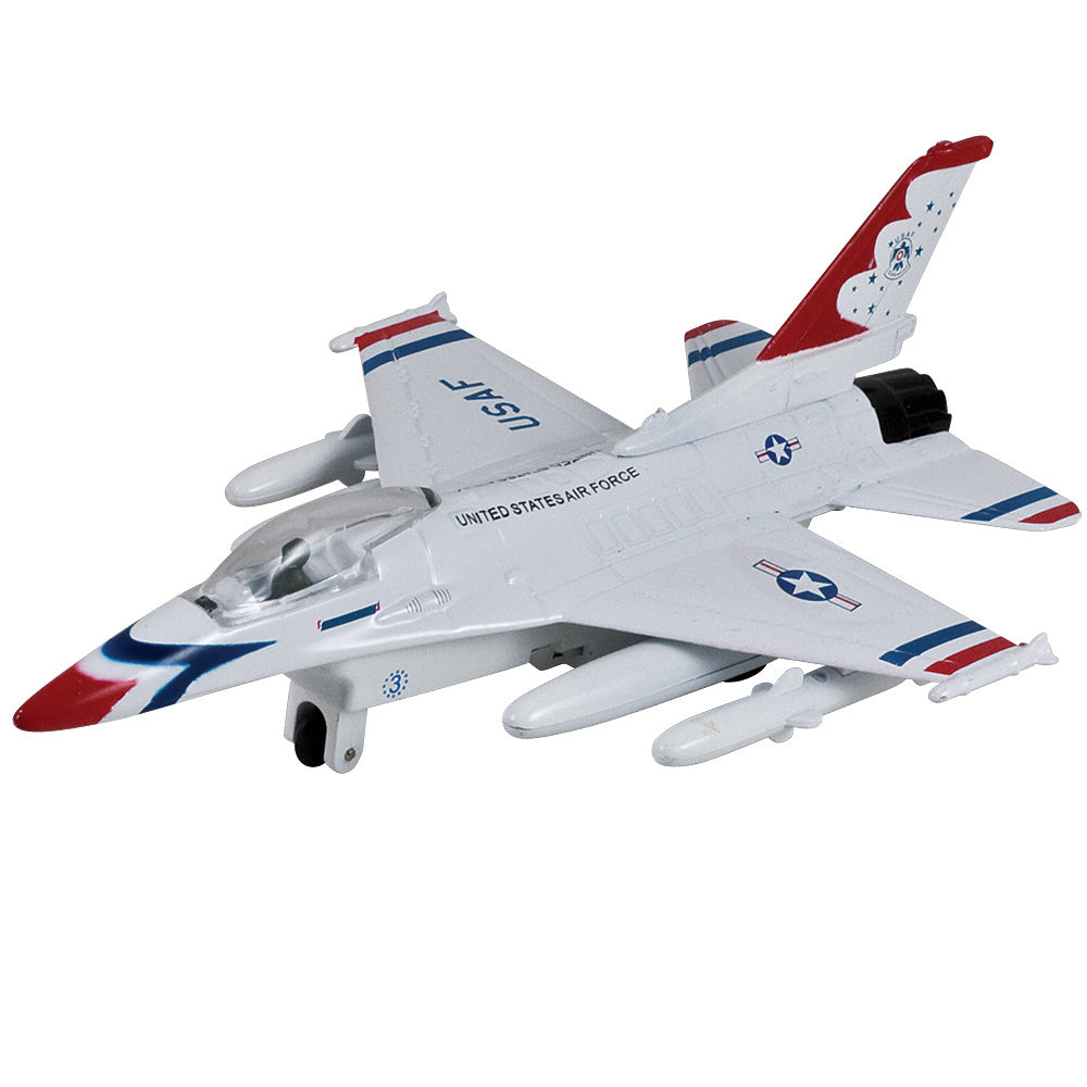 Kids Diecast Pullback - F-16 Fighting Falcon Thunderbirds | InAir ...
