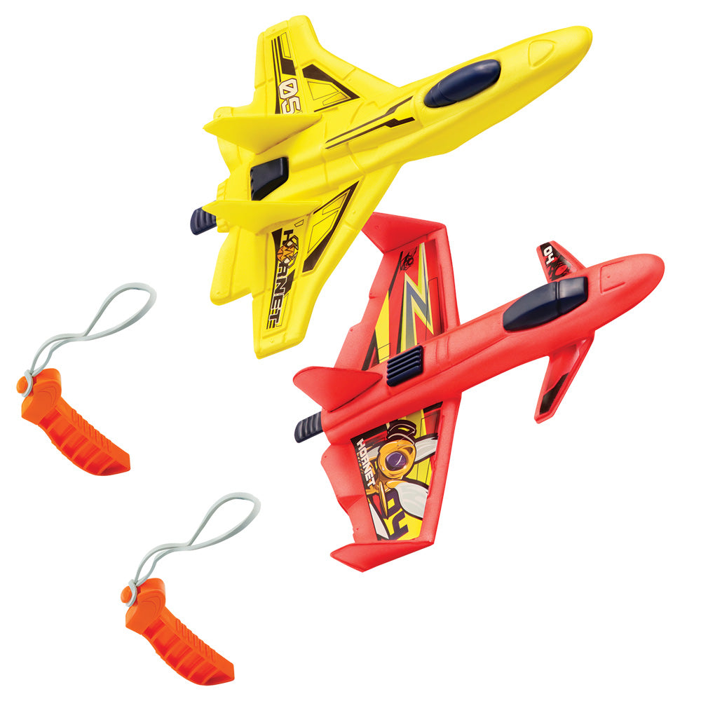 Kids Outdoor Stunt Flyer Hornet Storm Jet Launcher | High Flying Toys ...
