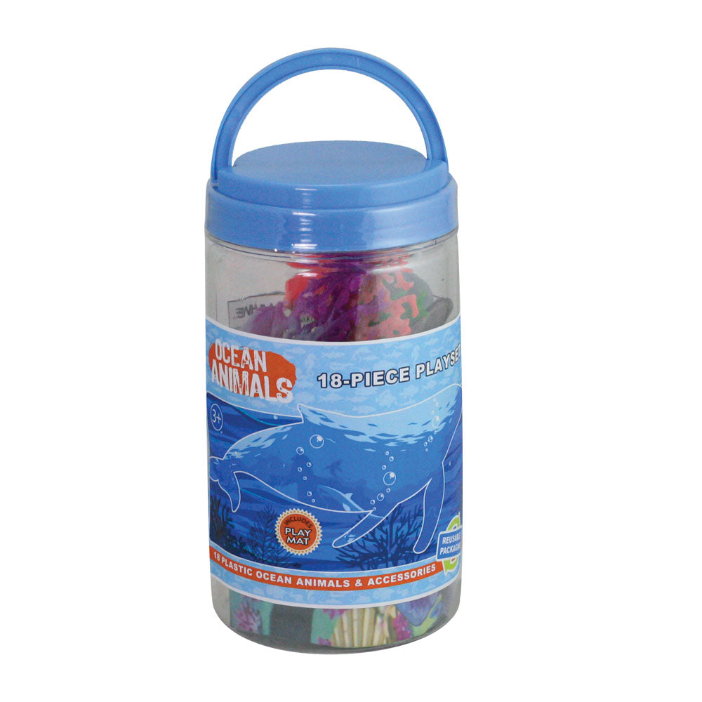 Ocean Animals Mini Bucket Playset | Science & Nature Toys – MightyToy